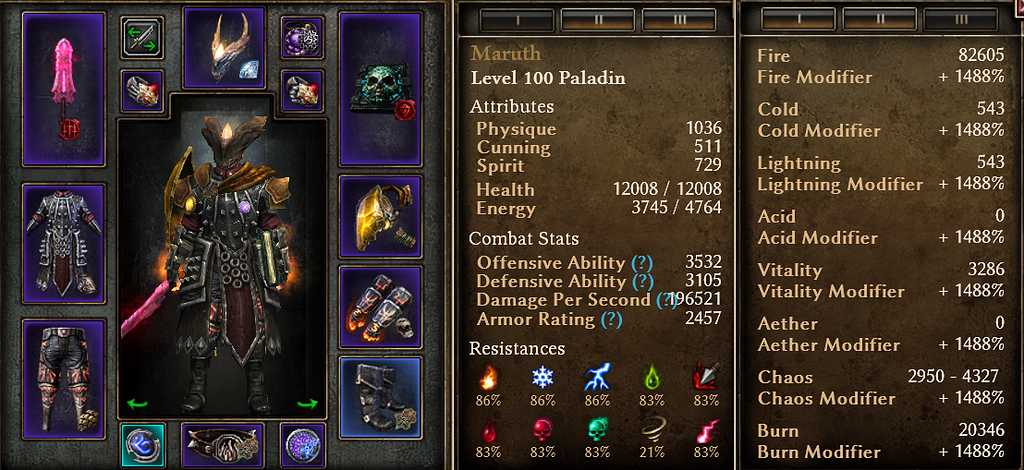 [1.1.4.1] FOIBOI - Retal FoI Paladin (c+) (sr+) - Classes, Skills and ...