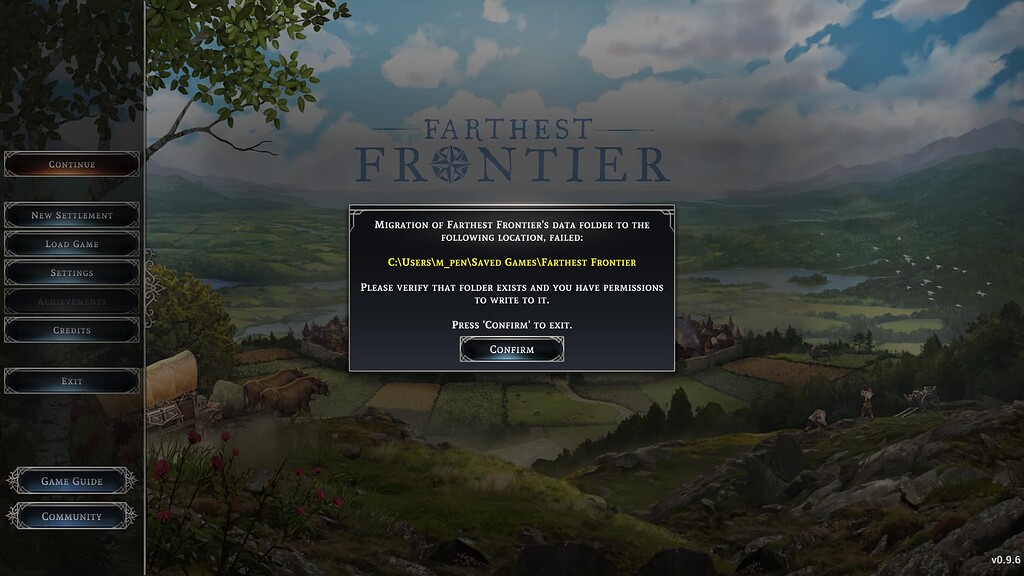 Save Migration Failed - Bug Reporting - Crate Entertainment Forum