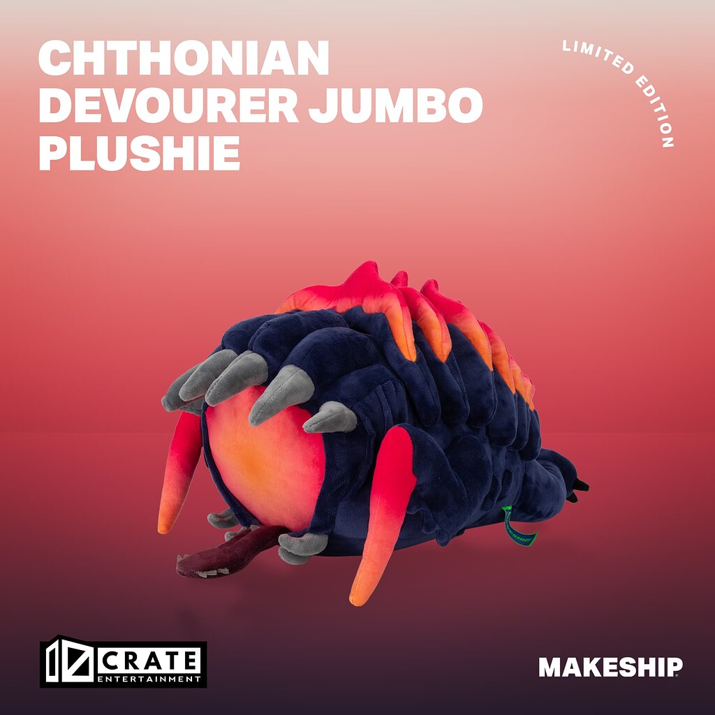 Chthonian Devourer Plushie now available for a limited time ...