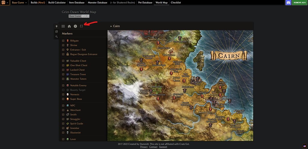 [Tool] Full page GrimTool Map - Utilities and Resources - Crate ...