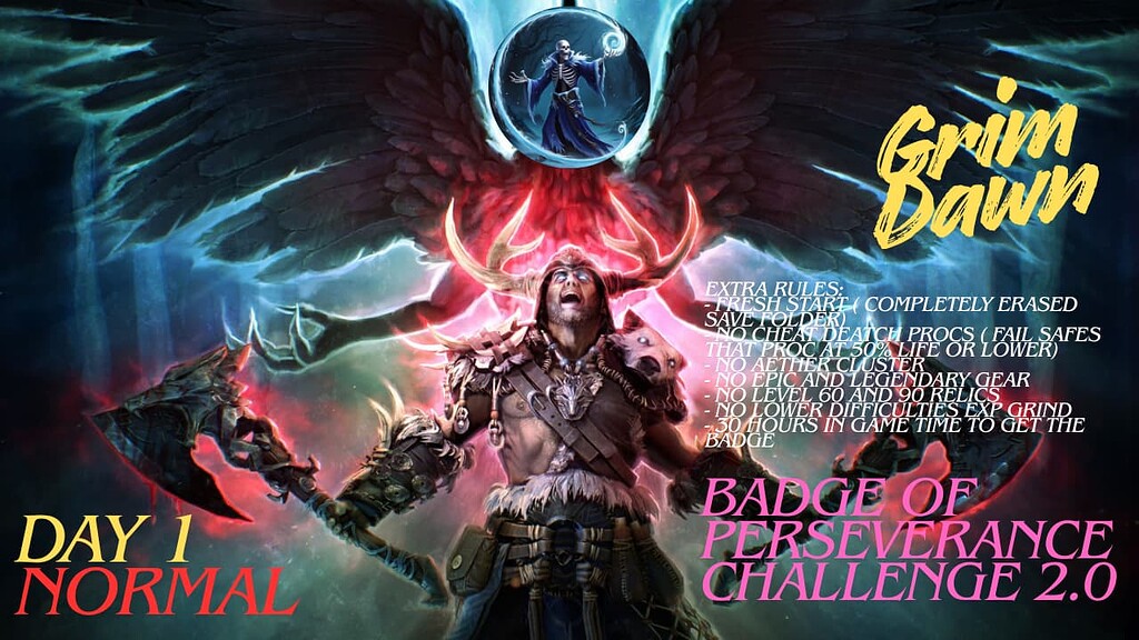 Badge of Perseverance Challenge 2.0 - Classes, Skills and Builds ...