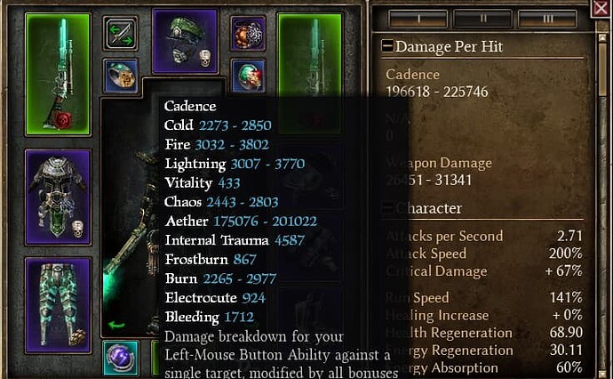 [1.2.1.2] The Green Ranger: Fleshwarped Carbine Aether Battlemage (SR80 ...