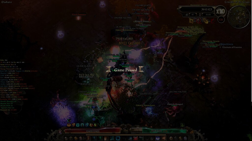 [1.1.9.7] Agrivix' Disciple - AOE Aether Mage - SR 76, Cruci 170 ...