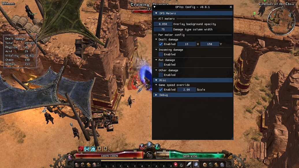 [Tool] DPYes - Player/pet DPS meter & Misc util - Utilities and ...