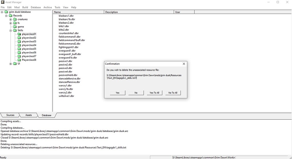 Asset Manager wants to delete important files whenever I build my mod - Modding - Tutorials and ...
