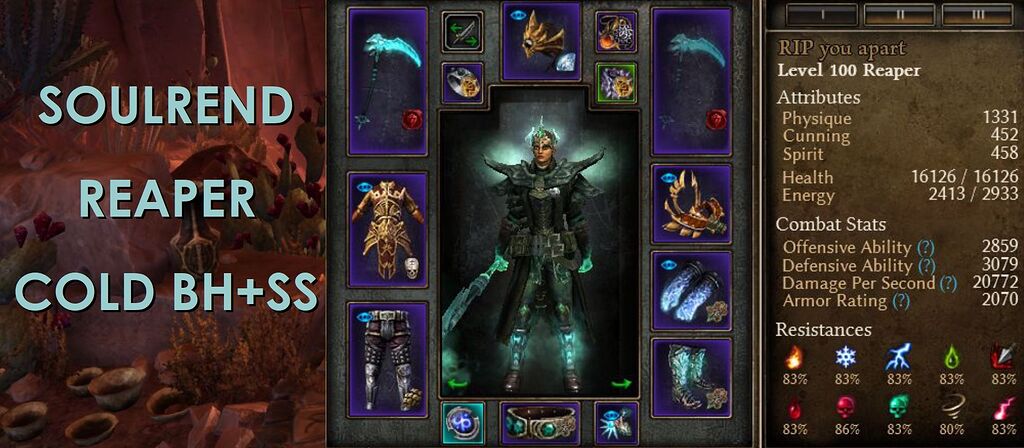 [1.1.4.2-1.1.9.0] [HC] Soulrend Reaper - a classic in a Guardian's ...