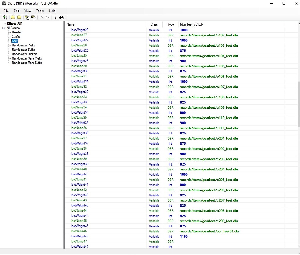 Getting new items to drop in-modded-game - Modding - Tutorials and Help - Crate Entertainment Forum