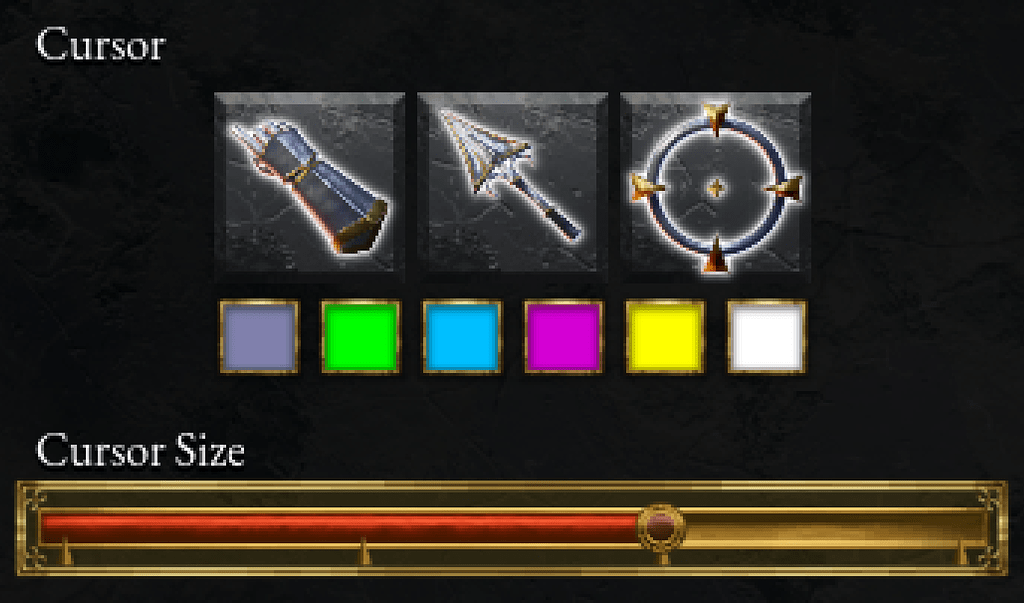 Can we have a mouse cursor in game that has its backround highlighted ...