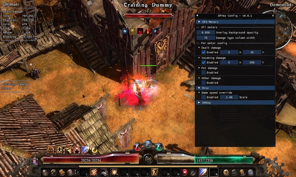 [Tool] DPYes - Player/pet DPS meter & Misc util - Utilities and ...