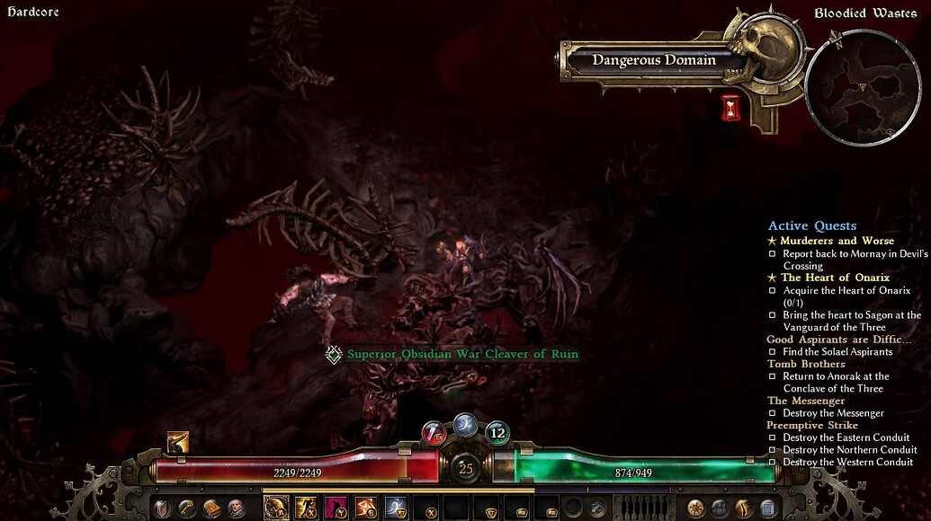 [1.2.1.5] May the forcewave be with you! Lazy HC SSF beginner forcewave physical witchblade ...