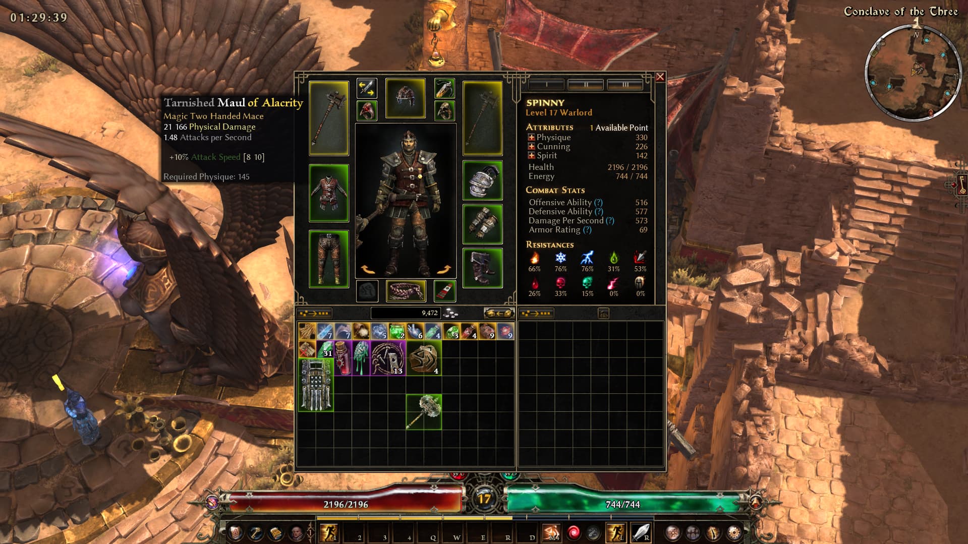 Dash between damage ranges on weapons disappears on UI size change ...