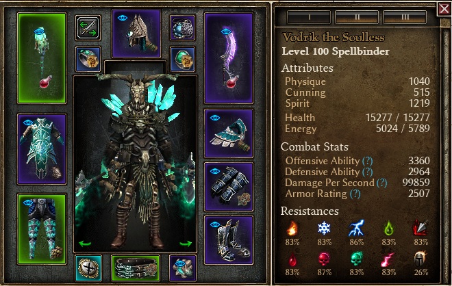 [1.1.9.1 - 1.2.1.6] Veil Incomprehensible - DW Veilkeeper Spellbinder ...