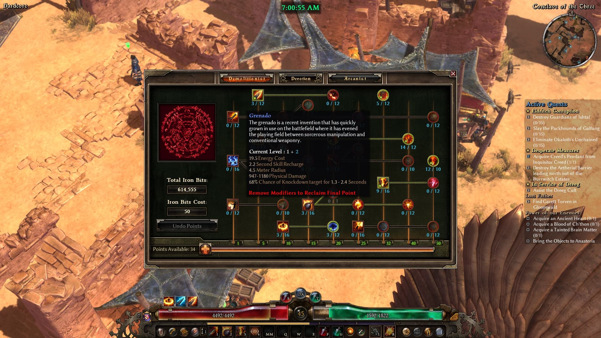 Cannot reclaim skill point - Bug Reporting - Crate Entertainment Forum