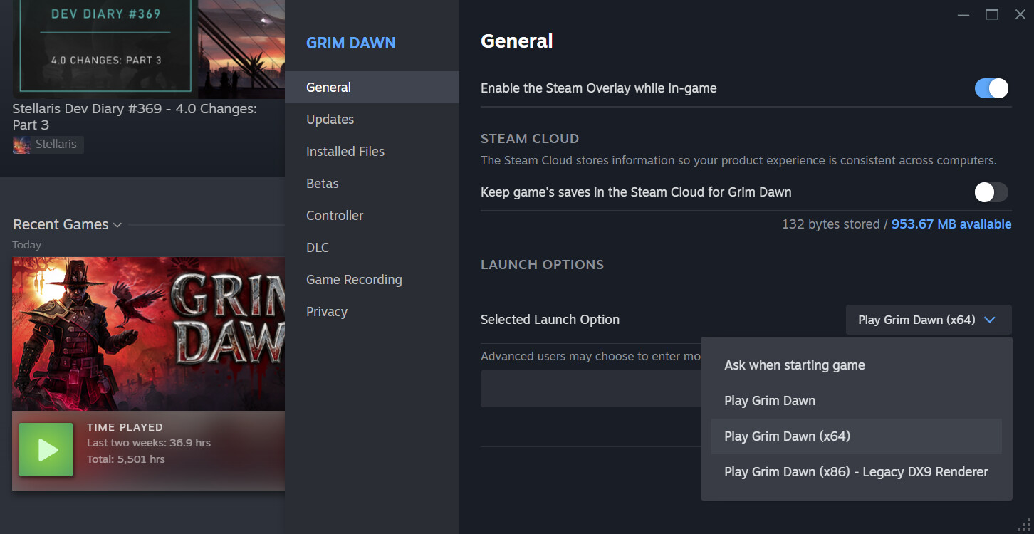 Error I would like to transfer my backup of the 32 -bit 64 -bit game ...